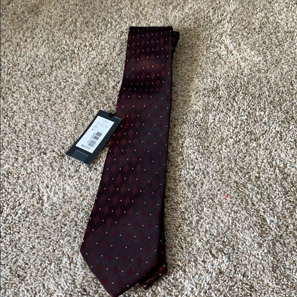 Murano | Accessories | Nwt Mens Murano Tie Black White Gray Maroon ...